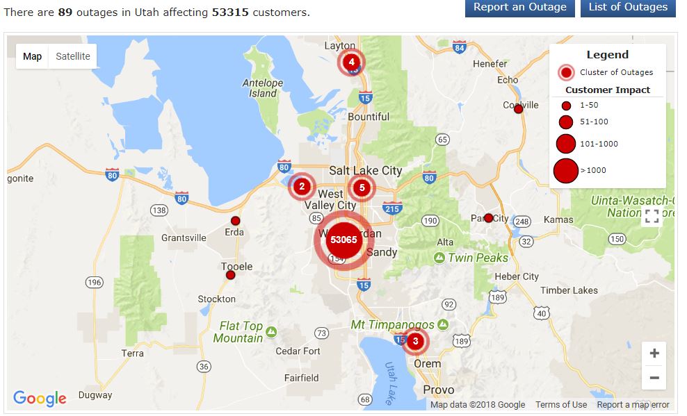 Service restored after major midday outage in northern Utah - KSLNewsRadio