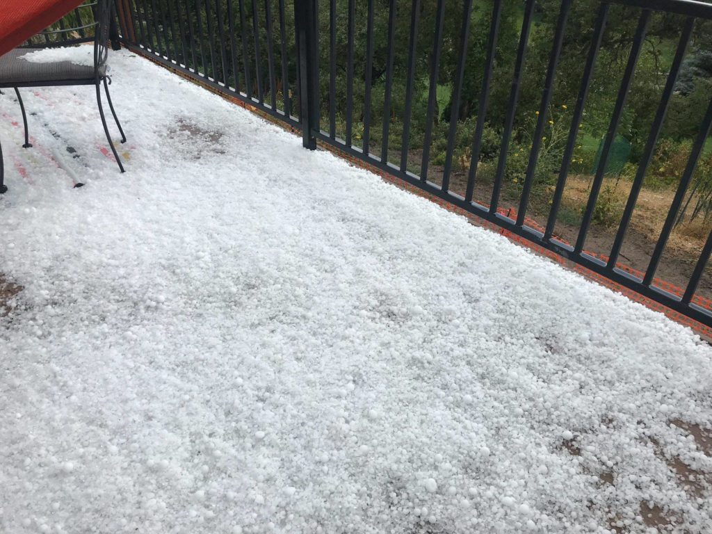 Hail, storm takes northern Utah by surprise