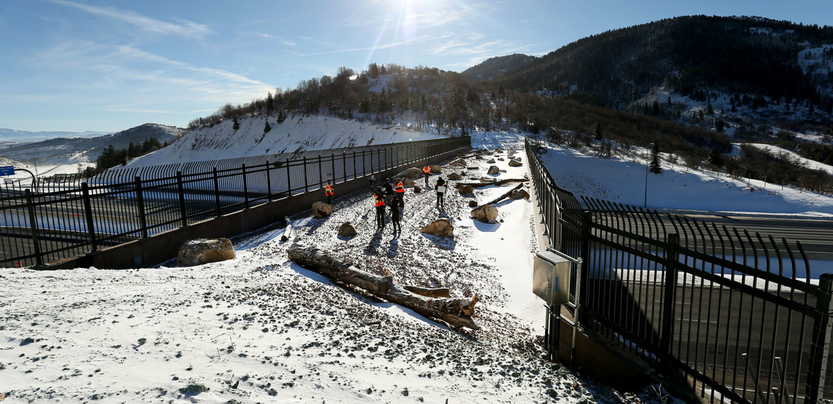 I-80 wildlife overpass a work in progress