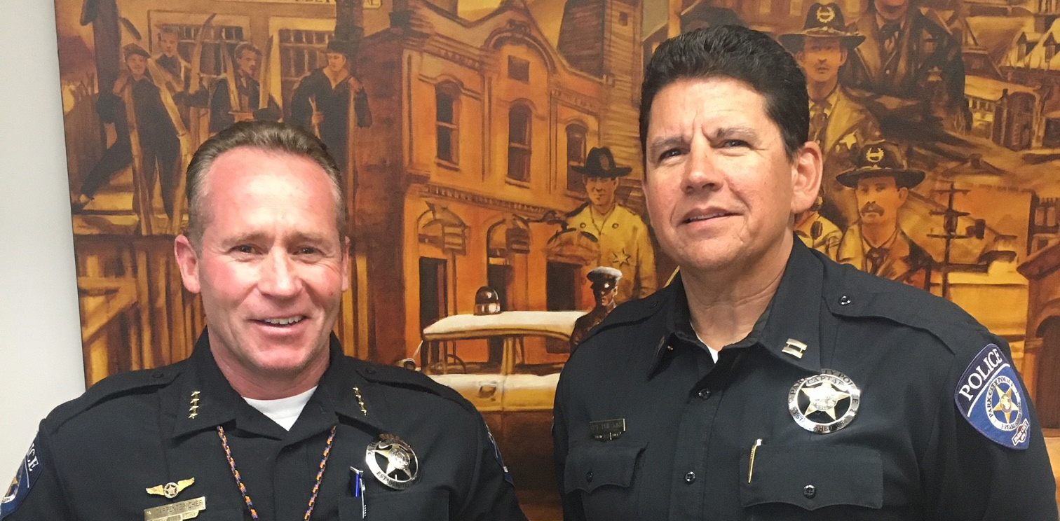 Chief Wade Carpenter and Officer Phil Kirk, Park City