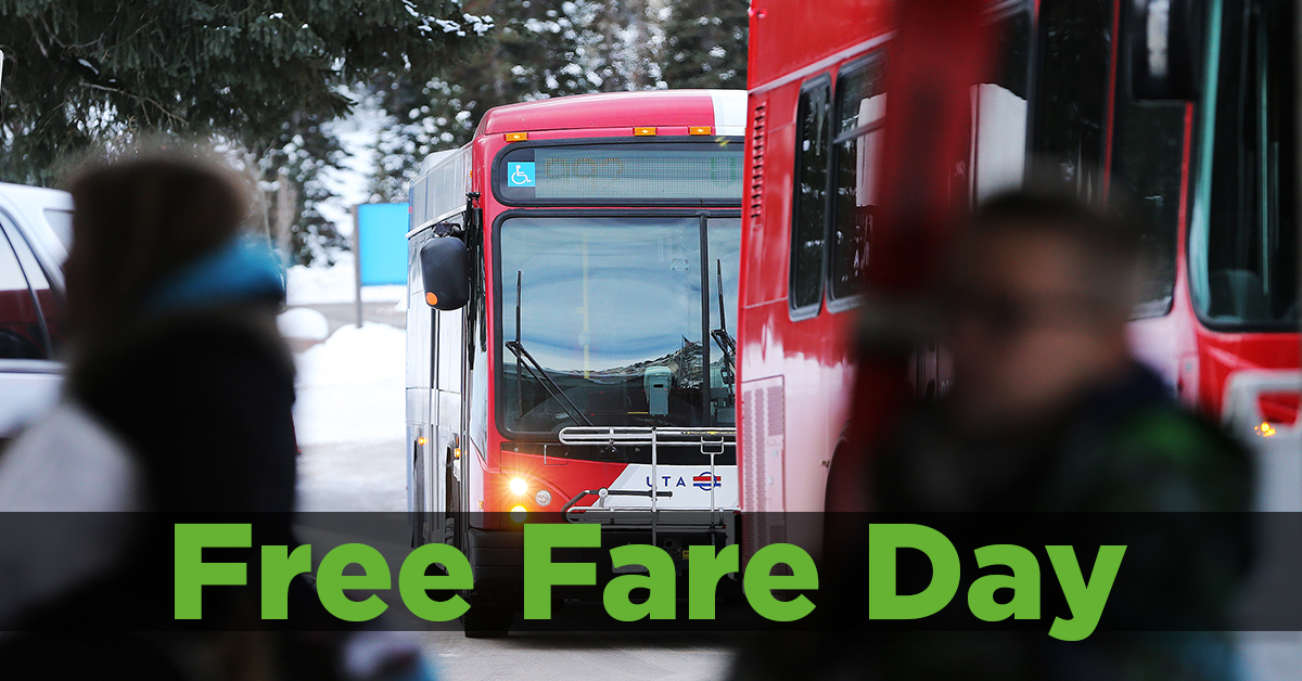 UTA joins forces to offer Free Fare Day 2019