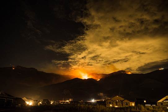 Green Ravine Fire burns more than 1,000-acres in Tooele Co.