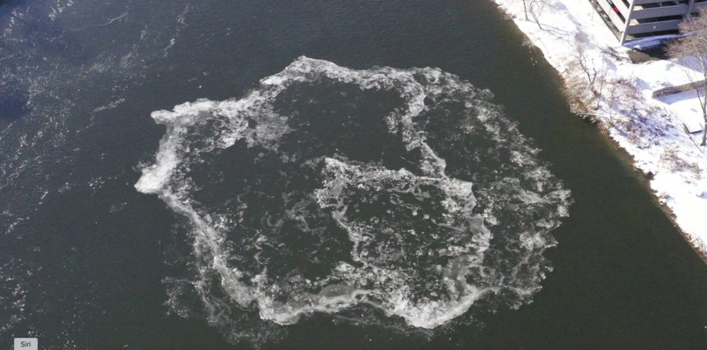 Coming around again: Famous ice disk seems to be re-forming