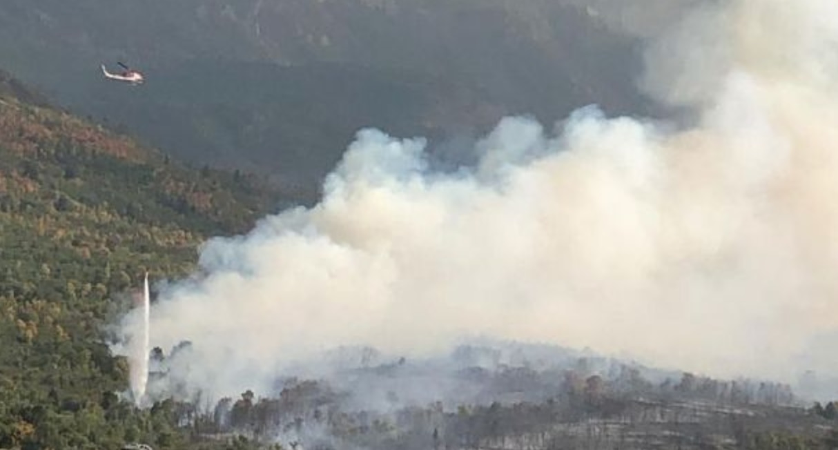 Temporary flight restrictions in place over William, Ether Hollow fires