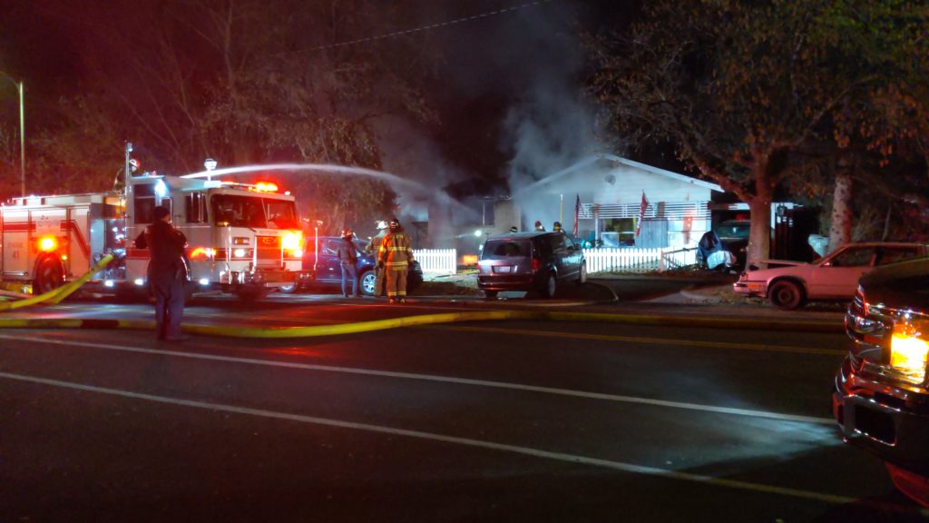 Springville home filled with people catches fire, one man critically ...