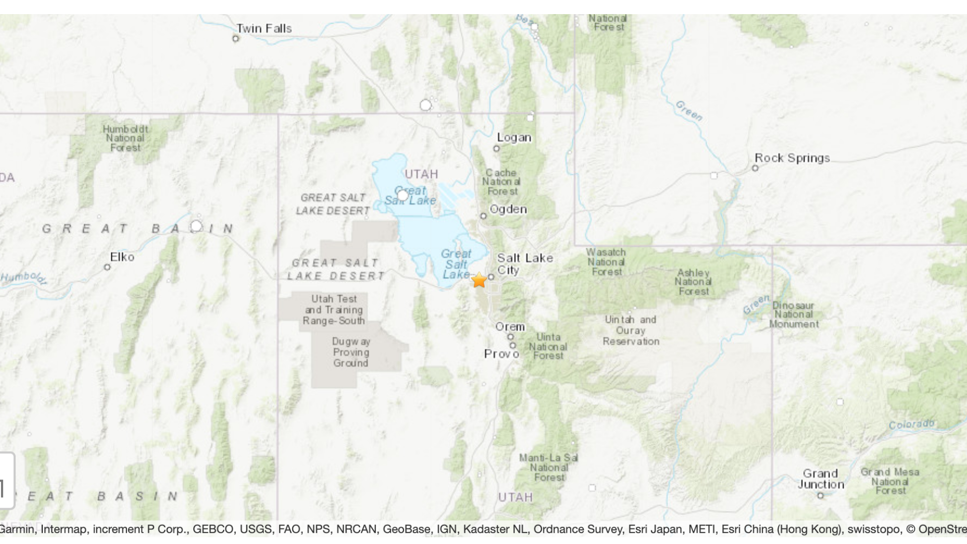 Microearthquake reported northwest of Magna, no damage or injuries