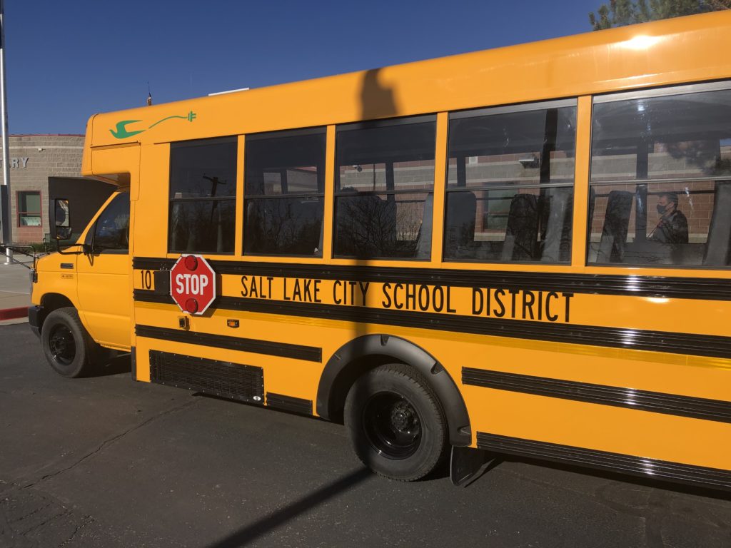 Salt Lake City School District introducing first electric school buses ...