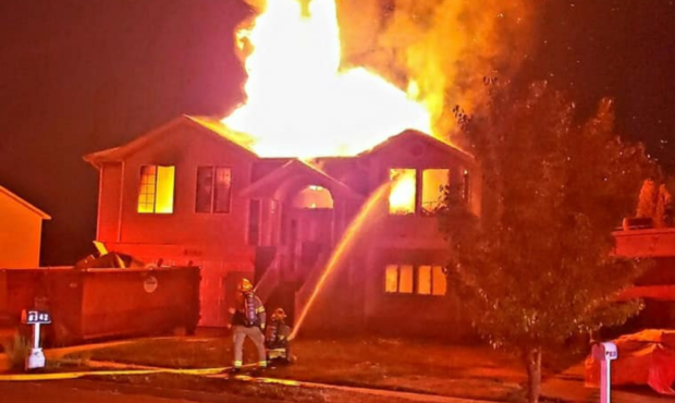 Home under renovation in Roy catches fire, $350K in damages