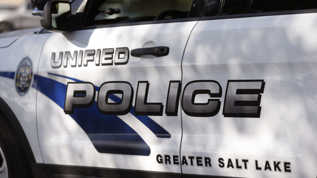 Unified Police Department vehicle hit during traffic stop