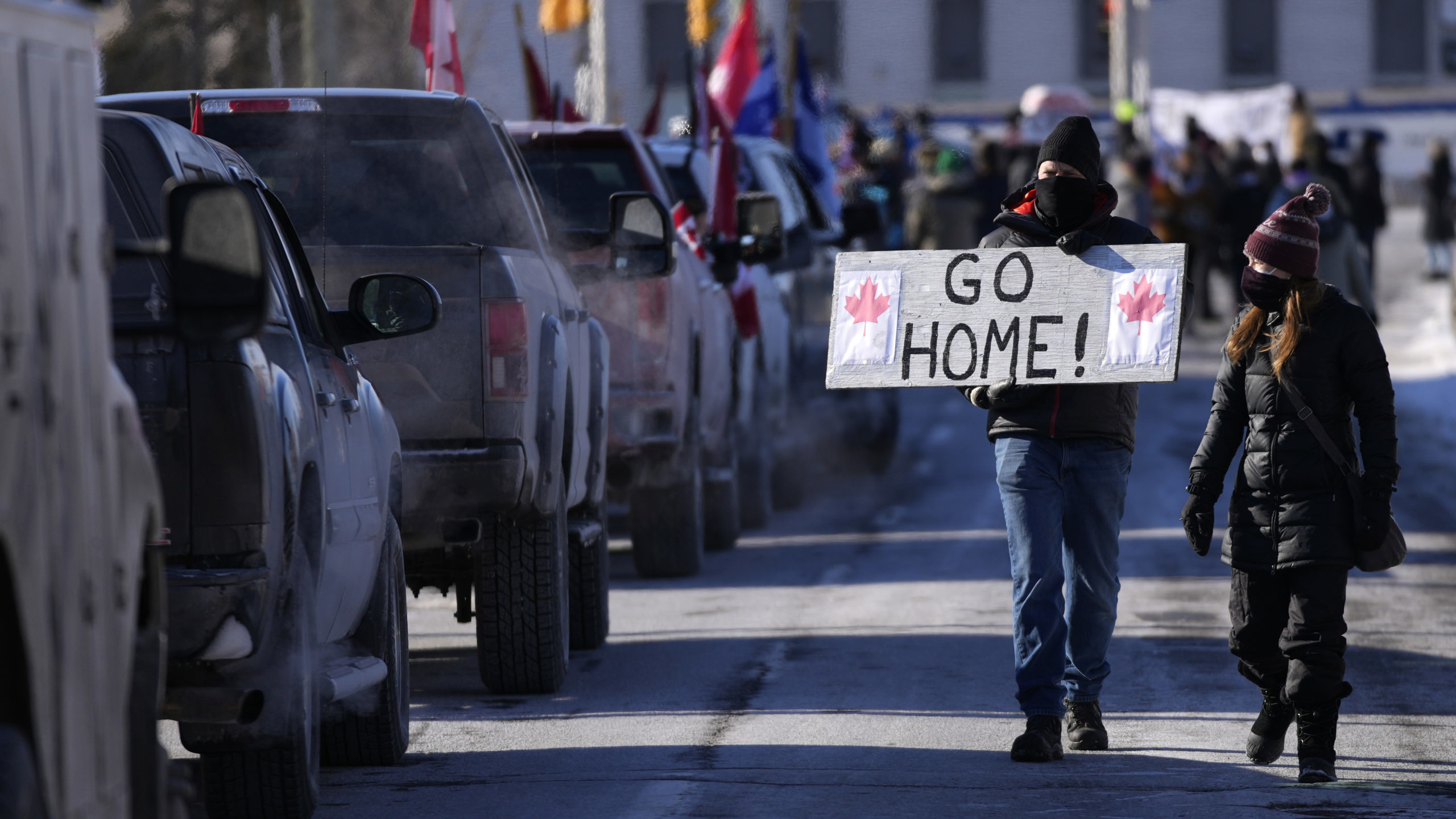 Key US-Canada bridge reopens as Ottawa protest persists
