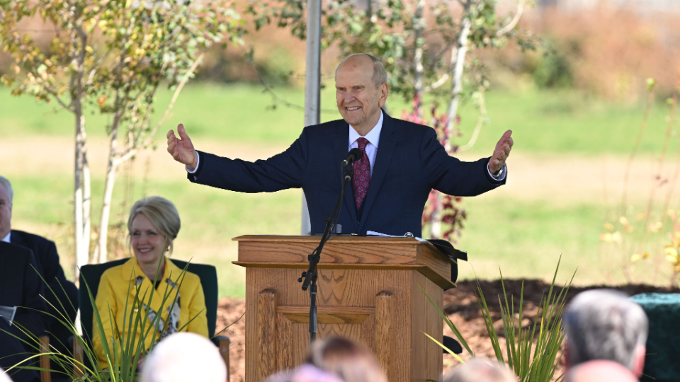 Groundbreaking ceremony for Heber Valley, Utah Temple - KSLNewsRadio