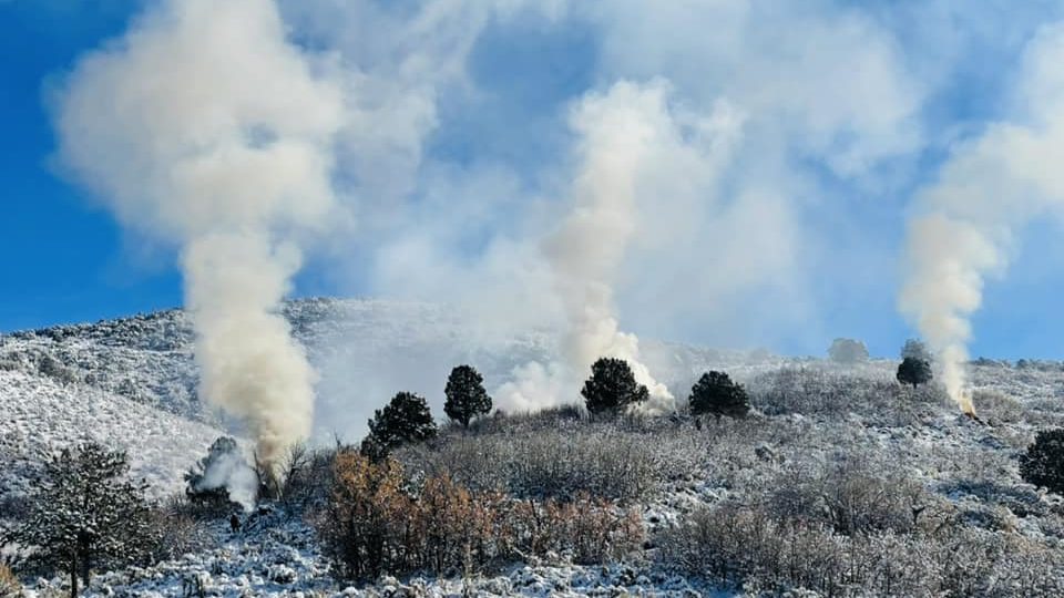 Remember your fire sense, pile burning in Kamas City