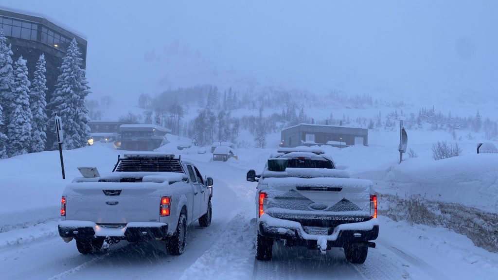 Northern Utah has snow, southern Utah has flash flood alerts
