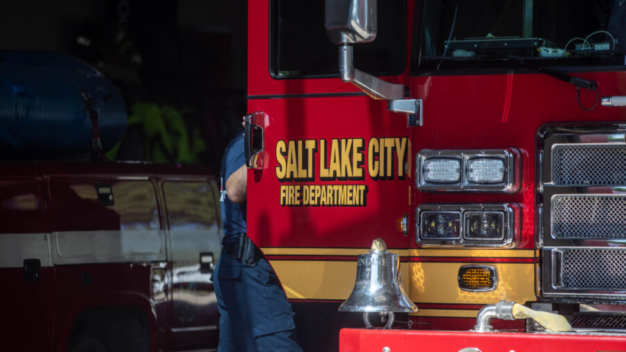 Garage fire in Salt Lake City
