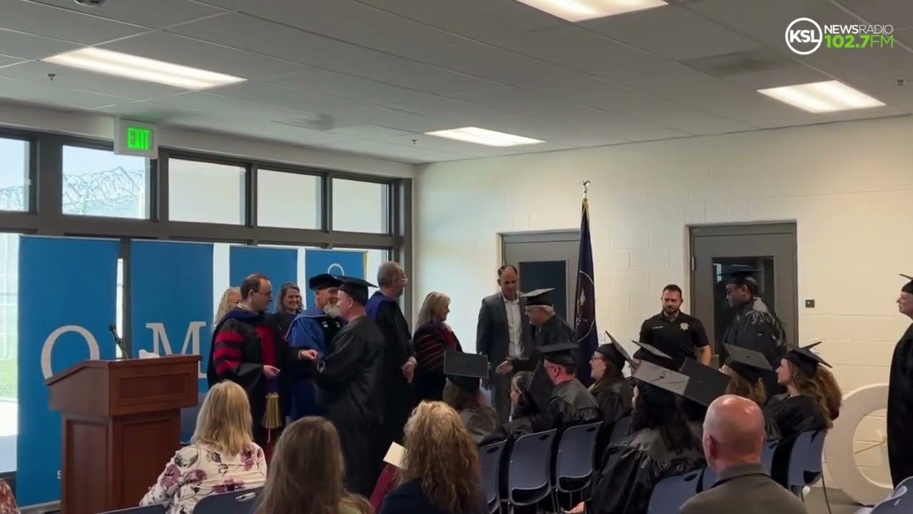 Video: Utah State Prison inmates graduate from college - KSLNewsRadio