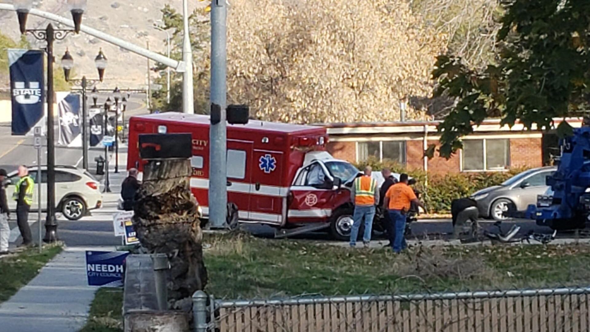 Ambulance crash in Logan, car crash in Salt Lake, tie up commute ...
