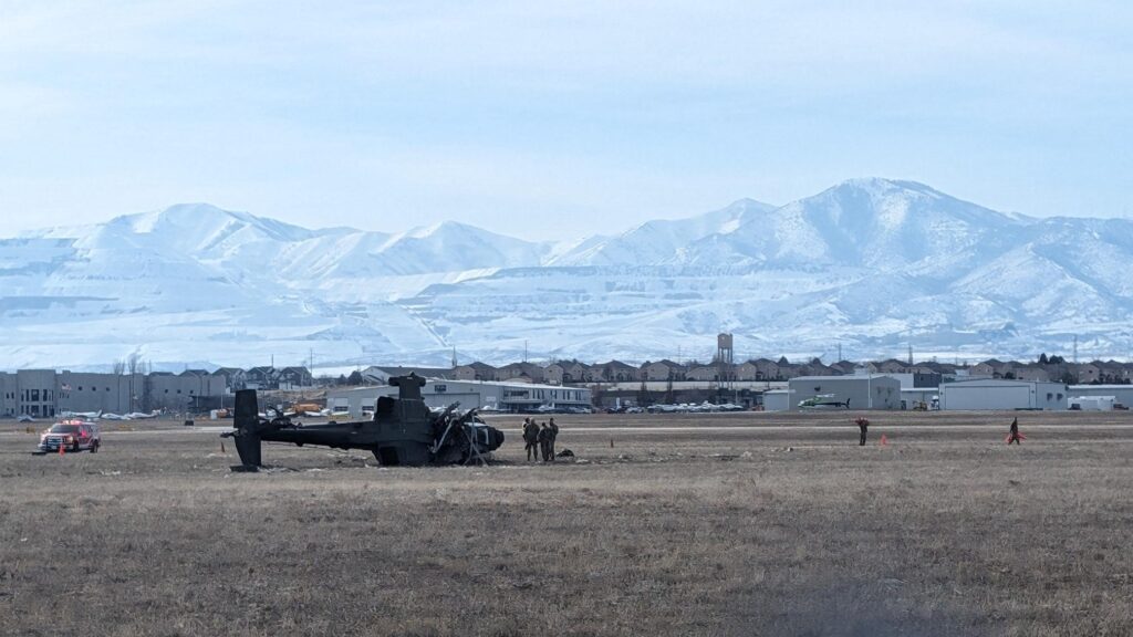 No loss of life after Utah National Guard Apache helicopter crash in ...