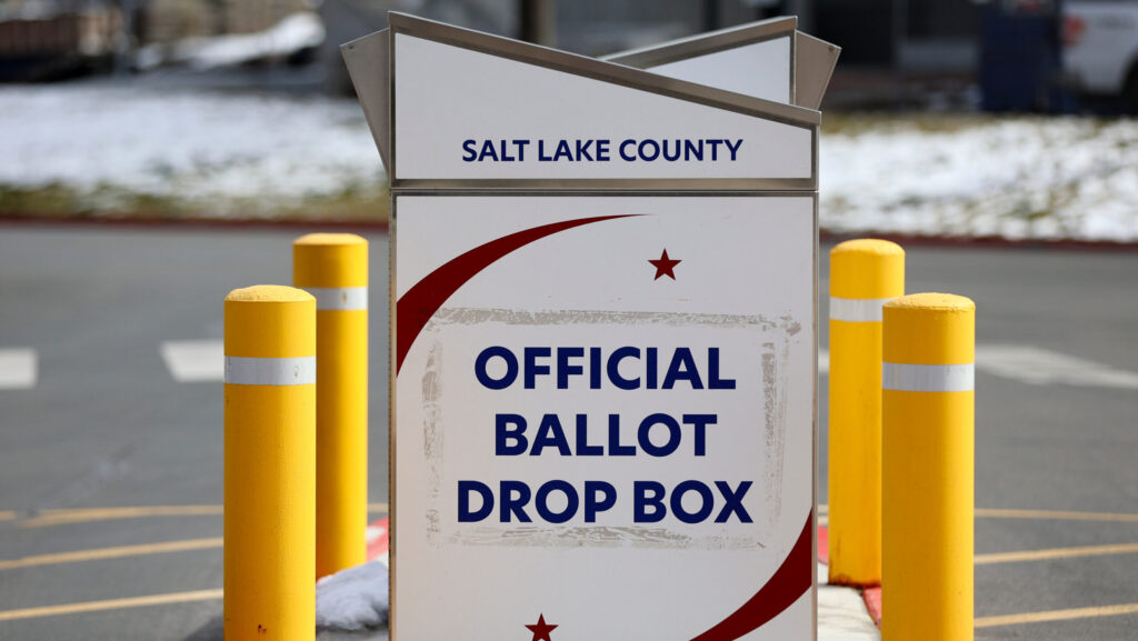 Full ballot boxes in SLCO and lines in Saratoga Springs