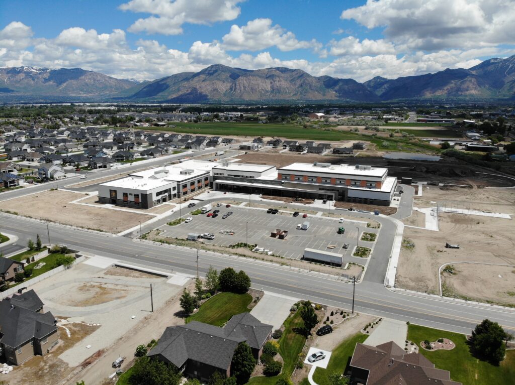 Students start school at the new Mountain View Campus