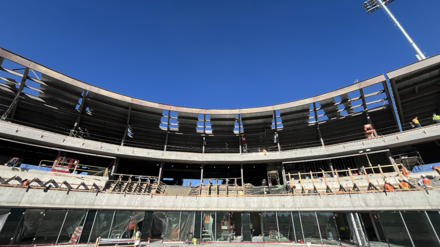 Bees' new Daybreak stadium on track for first-game opening